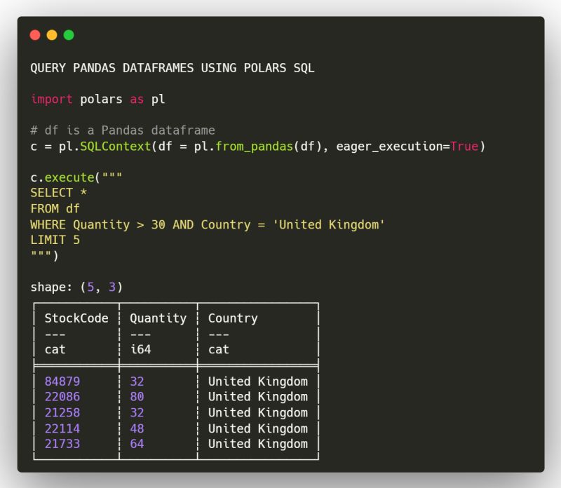 Luca Zanna on LinkedIn: #data #sql #polars #pandas | 19 comments Luca Zanna on LinkedIn: #data #sql #polars #pandas | 19 comments