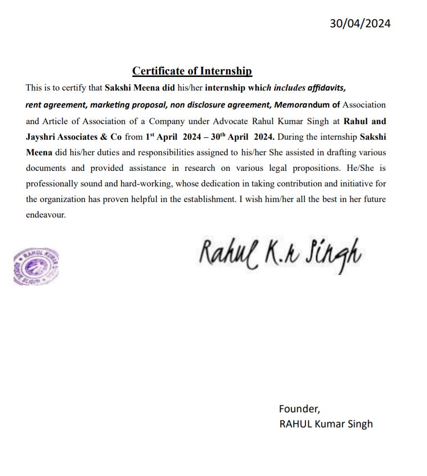 Sakshi Meena on LinkedIn: Hello connections.. I'm glad to share that ... Sakshi Meena on LinkedIn: Hello connections.. I'm glad to share that ...
