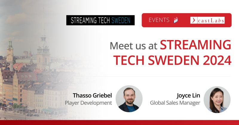 castLabs on LinkedIn: Meet us at Streaming Tech Sweden 2024 - castLabs castLabs on LinkedIn: Meet us at Streaming Tech Sweden 2024 - castLabs