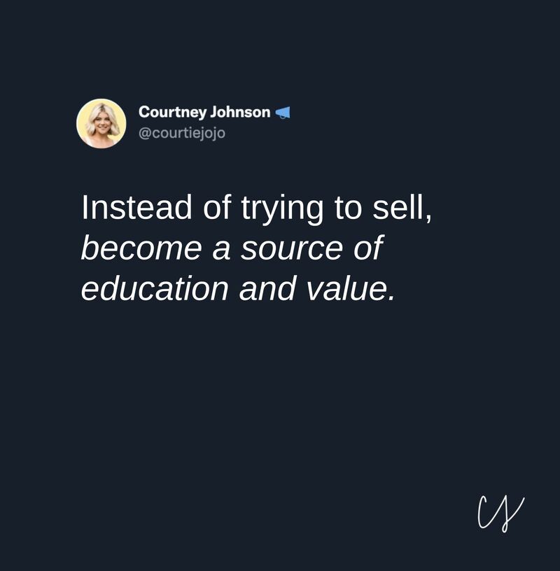 Ning Choi on LinkedIn: Selling doesn't work in this day and age. Being ... Ning Choi on LinkedIn: Selling doesn't work in this day and age. Being ...