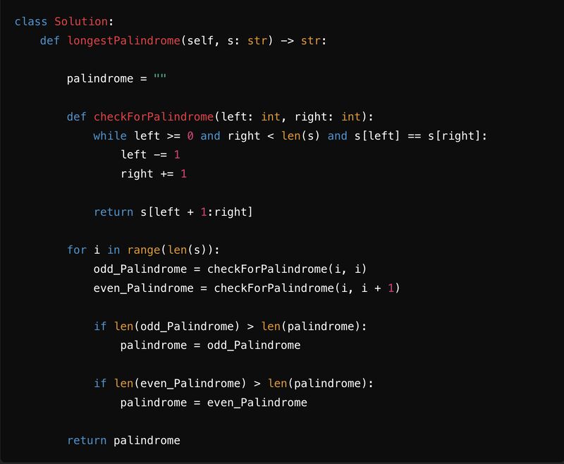 Emmanuel Rosario on LinkedIn: #palindrome #algorithm #coding #efficiency Emmanuel Rosario on LinkedIn: #palindrome #algorithm #coding #efficiency