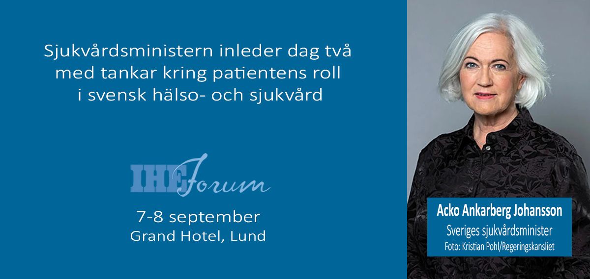 Thomas Hofmarcher on LinkedIn: Sjukvårdsministern på IHE Forum - IHE Thomas Hofmarcher on LinkedIn: Sjukvårdsministern på IHE Forum - IHE
