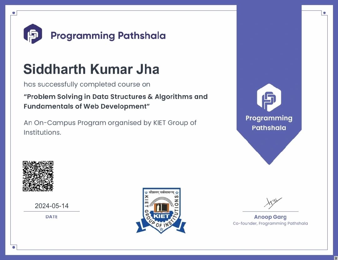 Siddharth Jha on LinkedIn: #datastructure #algorithms #webdevelopment # ... Siddharth Jha on LinkedIn: #datastructure #algorithms #webdevelopment # ...