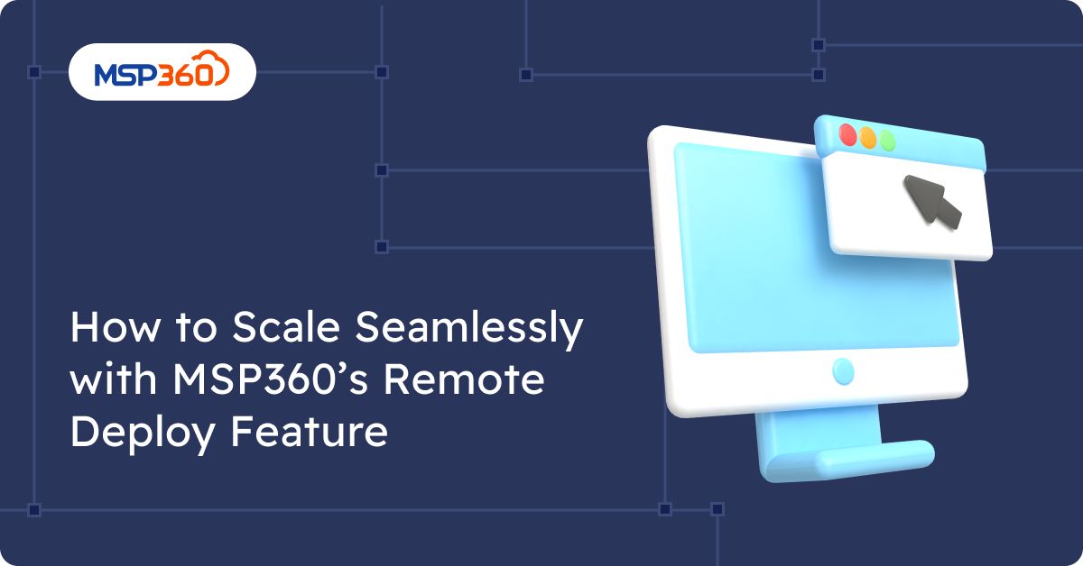 MSP360 on LinkedIn: Learn how MSP360’s Remote Deploy feature can help ... MSP360 on LinkedIn: Learn how MSP360’s Remote Deploy feature can help ...