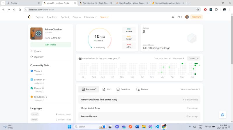 Prince Chauhan on LinkedIn: #leetcode #python #datastructures # ... Prince Chauhan on LinkedIn: #leetcode #python #datastructures # ...