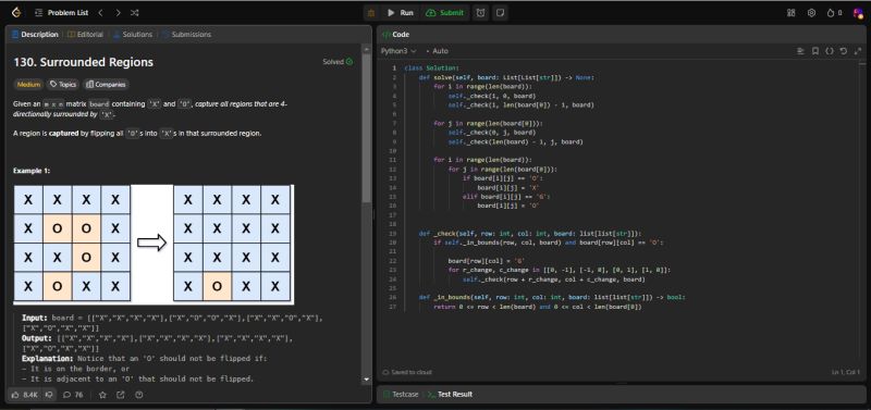 How I solved a graph problem in LeetCode#130 | /G\ Harvey Samuel II ... How I solved a graph problem in LeetCode#130 | /G\ Harvey Samuel II ...