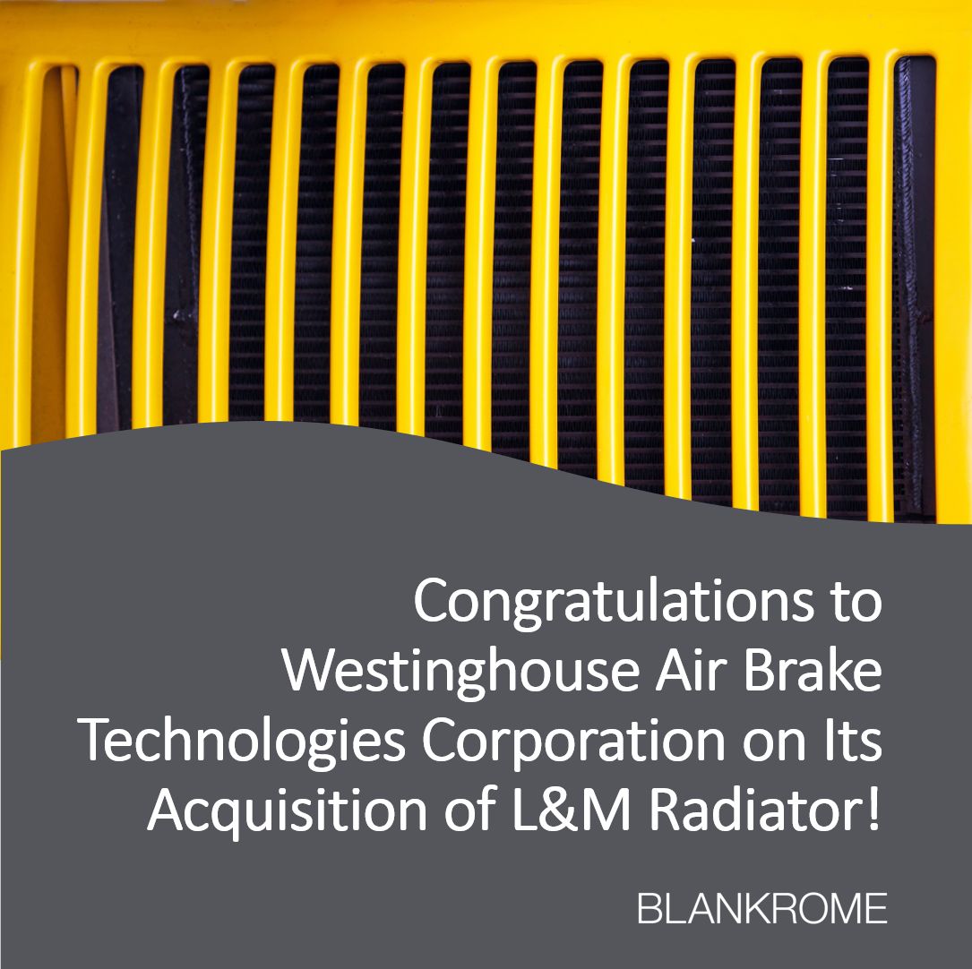 Blank Rome LLP on LinkedIn: Blank Rome Represents Westinghouse Air ... Blank Rome LLP on LinkedIn: Blank Rome Represents Westinghouse Air ...