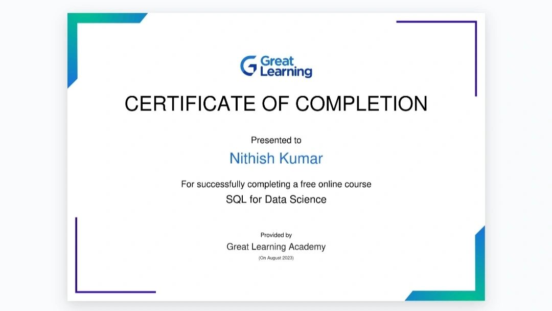 Daitha Nithish Kumar on LinkedIn: #datascience #sql Daitha Nithish Kumar on LinkedIn: #datascience #sql