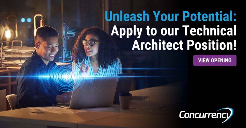 Concurrency, Inc. on LinkedIn: Concurrency - Technical Architect Concurrency, Inc. on LinkedIn: Concurrency - Technical Architect