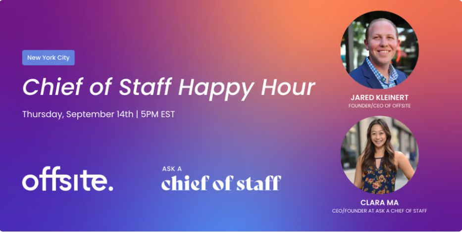 Clara Ma on LinkedIn: 🍹Calling all NYC Chiefs of Staff! Come join us ... Clara Ma on LinkedIn: 🍹Calling all NYC Chiefs of Staff! Come join us ...
