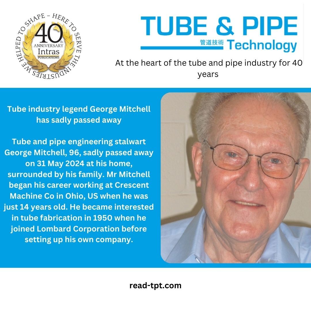 Tube & Pipe Technology Magazine on LinkedIn: Click here for the full ... Tube & Pipe Technology Magazine on LinkedIn: Click here for the full ...