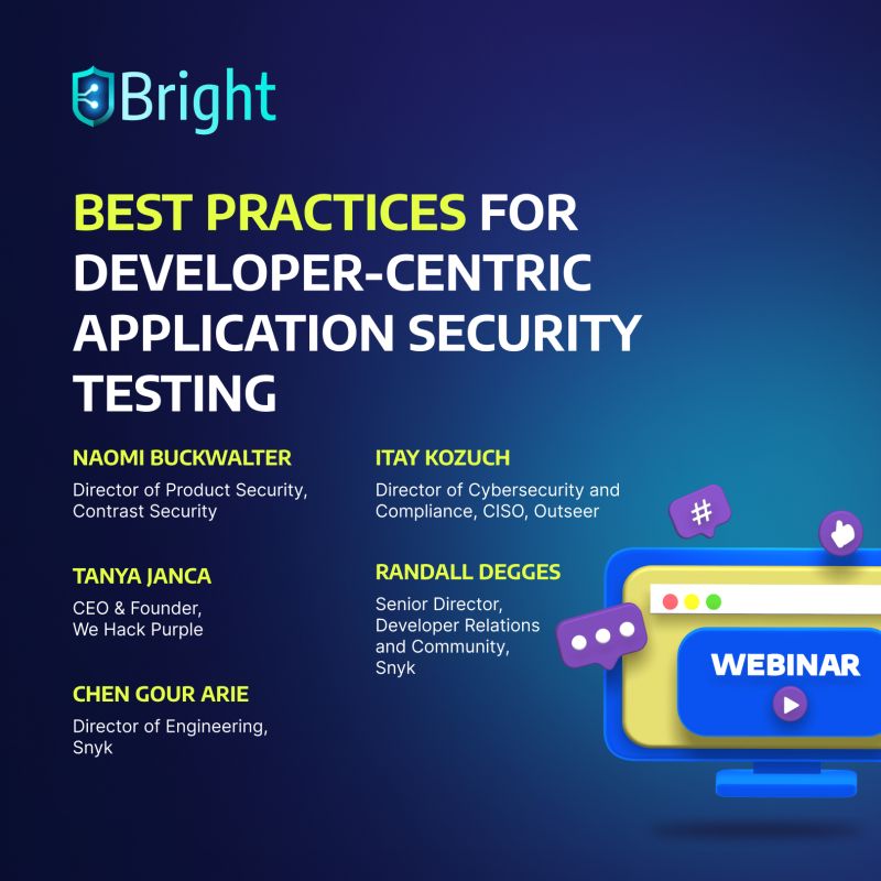 Bright on LinkedIn: #appsec #infosec #applicationsecurity Bright on LinkedIn: #appsec #infosec #applicationsecurity