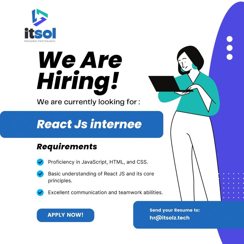 Interactive Tech Solutions on LinkedIn: #reactjs #reactdeveloper # ... Interactive Tech Solutions on LinkedIn: #reactjs #reactdeveloper # ...