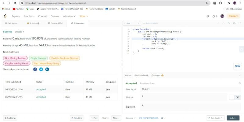 Neeraj Gupta on LinkedIn: #100daysofdsa #leetcode #dsa #codingjourney ... Neeraj Gupta on LinkedIn: #100daysofdsa #leetcode #dsa #codingjourney ...