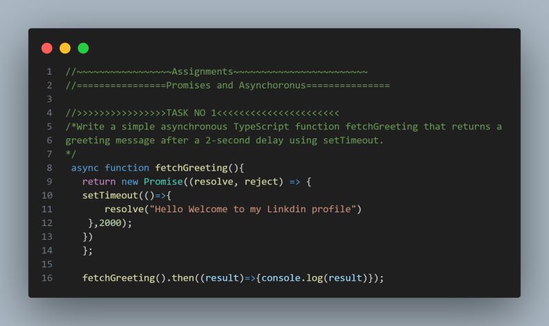 Niba Farooq khan on LinkedIn: #typescript #coding #assignments # ... Niba Farooq khan on LinkedIn: #typescript #coding #assignments # ...