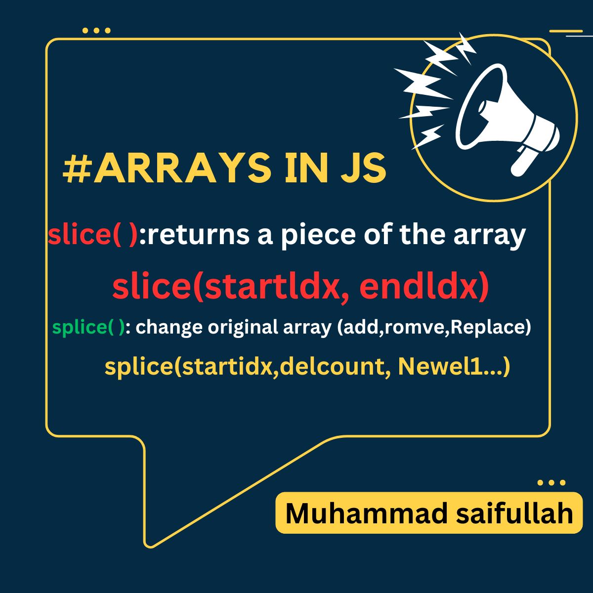 Muhammad saifullah on LinkedIn: #array_in_js #array #javascript #arrays ... Muhammad saifullah on LinkedIn: #array_in_js #array #javascript #arrays ...