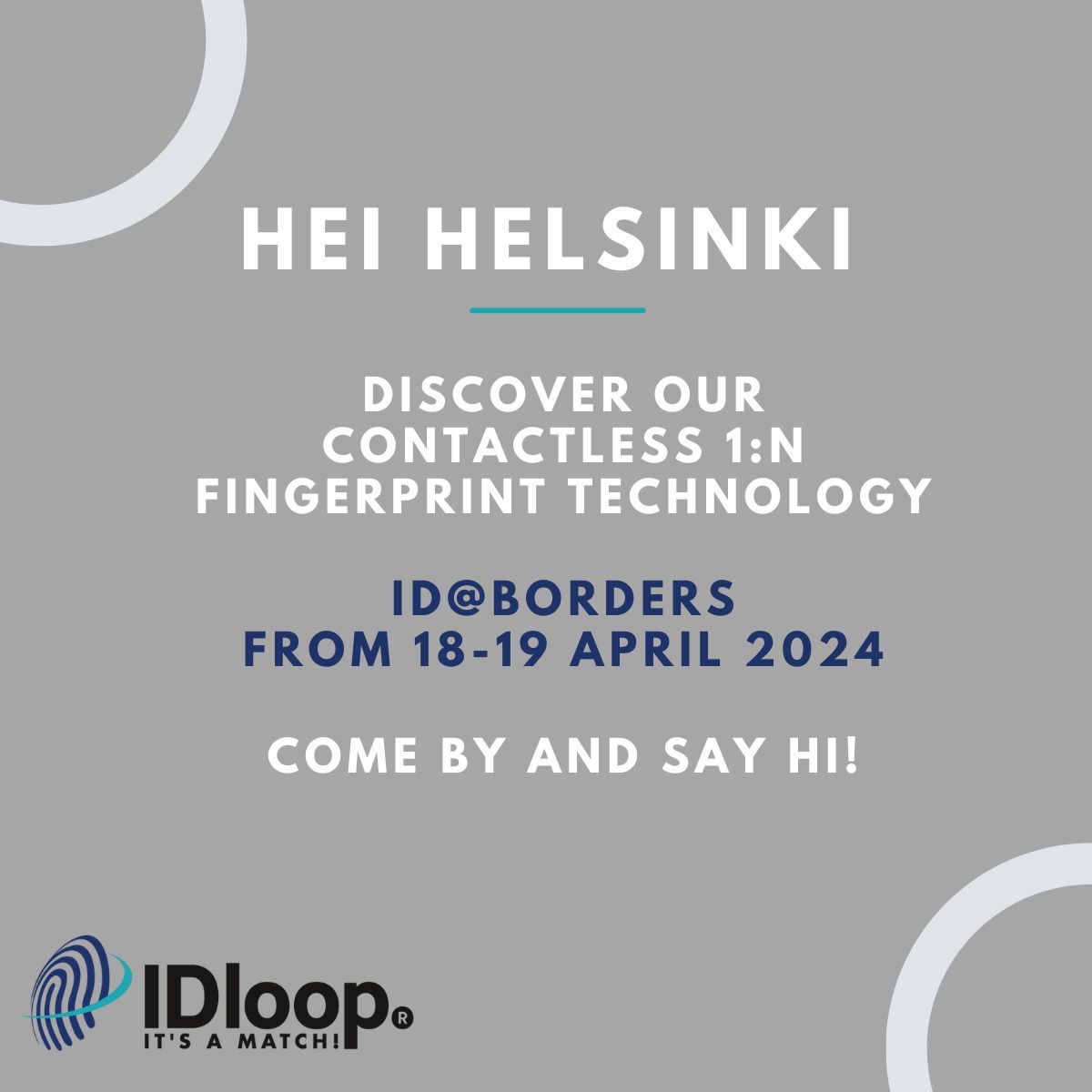 IDloop® on LinkedIn: #contactlessbiometrics #3dsolutions #biometrics # ... IDloop® on LinkedIn: #contactlessbiometrics #3dsolutions #biometrics # ...
