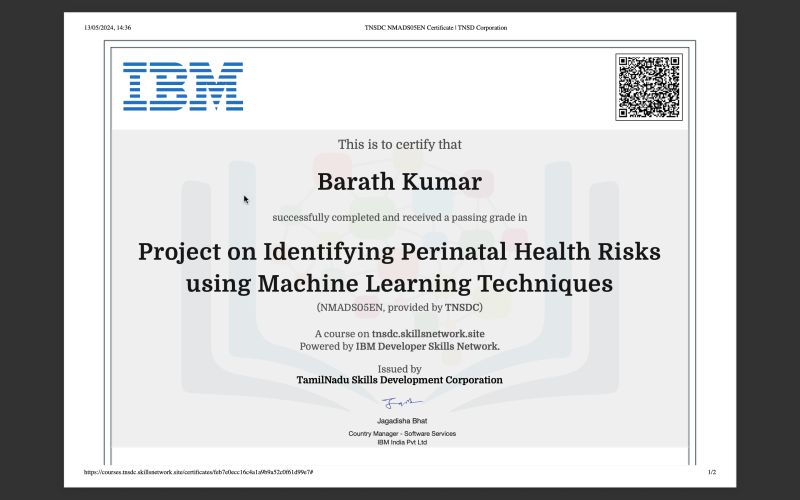 Barath Kumar S on LinkedIn: i'm using maternal Health care dataset ... Barath Kumar S on LinkedIn: i'm using maternal Health care dataset ...