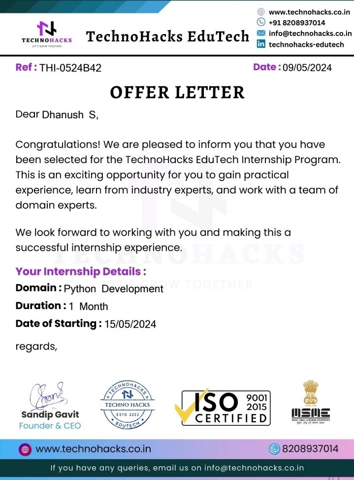 Dhanush Siva on LinkedIn: #python #pythondevelopment #pythonprojects # ... Dhanush Siva on LinkedIn: #python #pythondevelopment #pythonprojects # ...