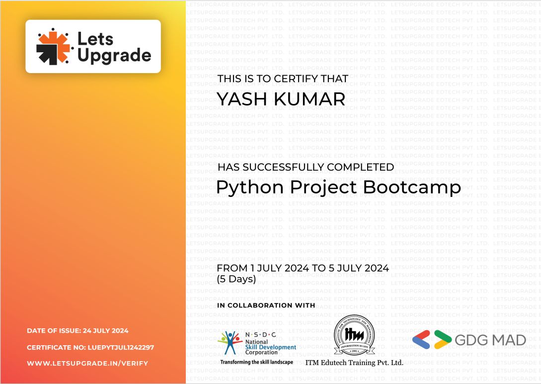 YASH KUMAR on LinkedIn: Hey Everyone, I am excited to share the Python ... YASH KUMAR on LinkedIn: Hey Everyone, I am excited to share the Python ...