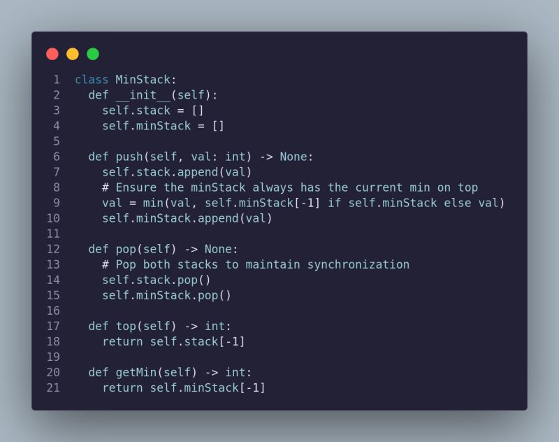 How MinStack works on LeetCode Day 15 | Bernardo Aguayo posted on the ... How MinStack works on LeetCode Day 15 | Bernardo Aguayo posted on the ...
