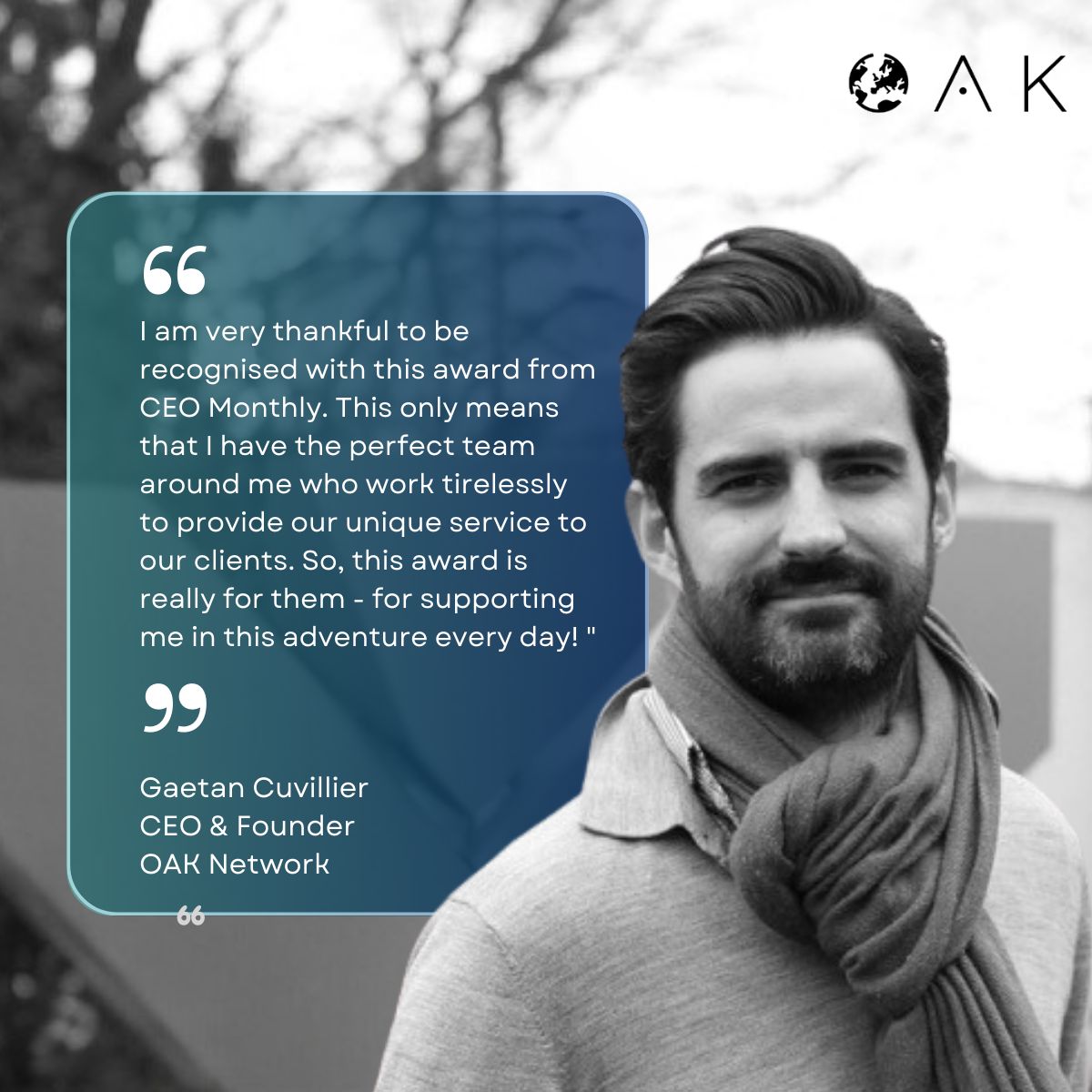 The OAK Network on LinkedIn: 🎉Congratulations To Our CEO!🎉 We ... The OAK Network on LinkedIn: 🎉Congratulations To Our CEO!🎉 We ...