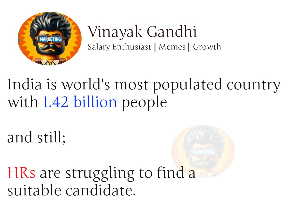 Vinayak Gandhi on LinkedIn: Kb milega candidate? . . Follow Vinayak ... Vinayak Gandhi on LinkedIn: Kb milega candidate? . . Follow Vinayak ...