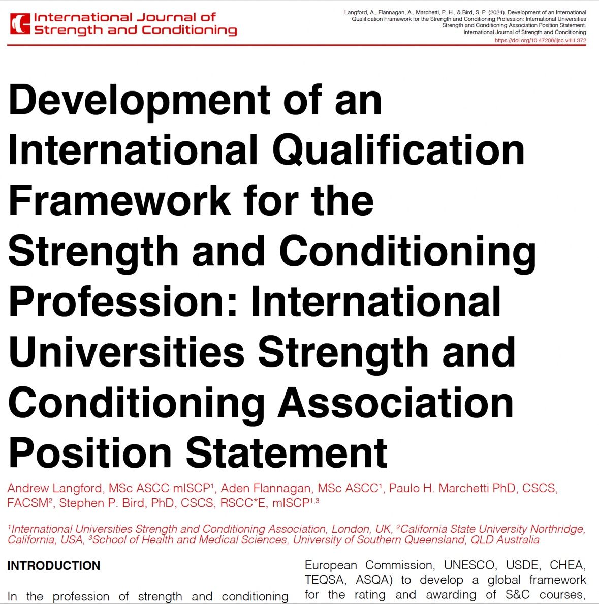 IUSCA on LinkedIn: 🚨Published Today🚨 Development of an International ... IUSCA on LinkedIn: 🚨Published Today🚨 Development of an International ...