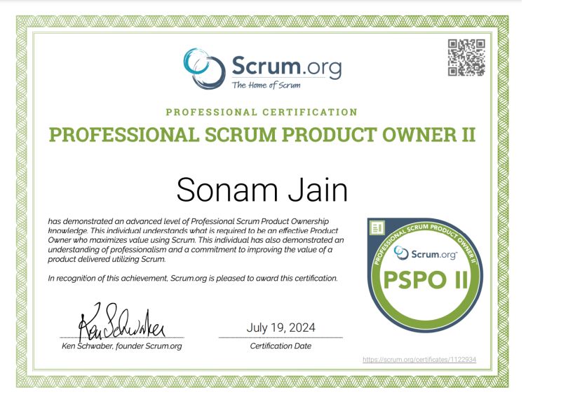 Sonam Jain on LinkedIn: I am excited to share that I have successfully ... Sonam Jain on LinkedIn: I am excited to share that I have successfully ...