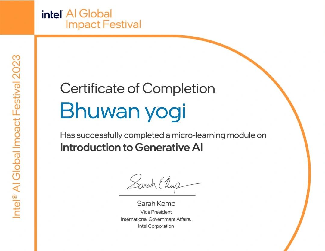 Bhuwan Yogi on LinkedIn: #ai #generativeai Bhuwan Yogi on LinkedIn: #ai #generativeai