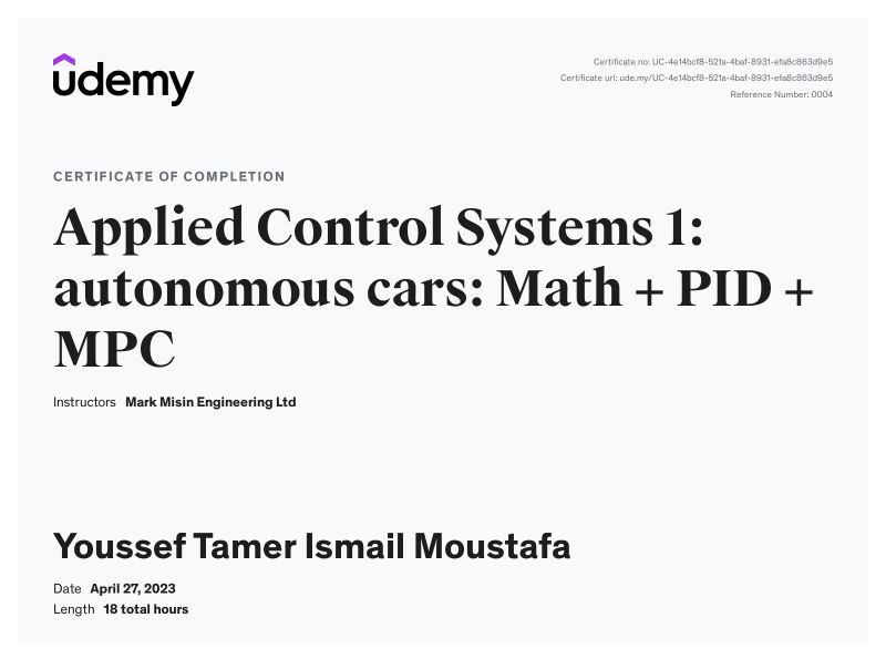 Youssef ElAkkad on LinkedIn: #python #matlab #autonomousvehicles #mpc # ... Youssef ElAkkad on LinkedIn: #python #matlab #autonomousvehicles #mpc # ...