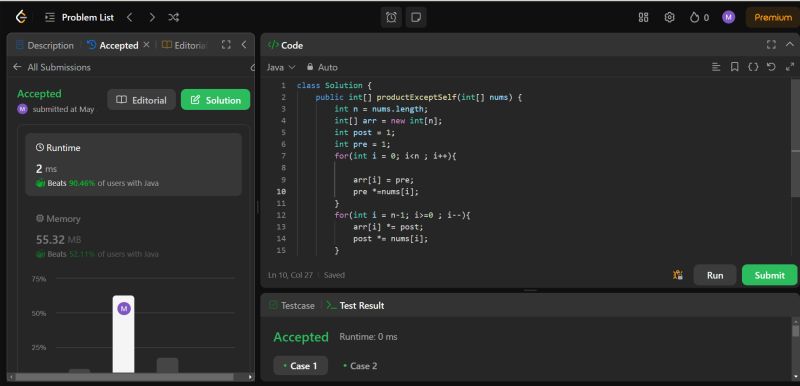 Day 4 of LeetCode Blind 75 challenge! | Monit Rana posted on the topic ... Day 4 of LeetCode Blind 75 challenge! | Monit Rana posted on the topic ...