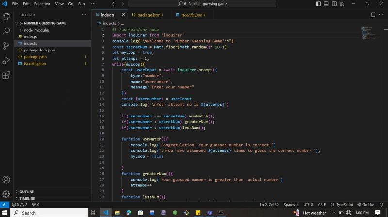 Rameez Ahmed on LinkedIn: #typescript #programming #projectcomplete # ... Rameez Ahmed on LinkedIn: #typescript #programming #projectcomplete # ...