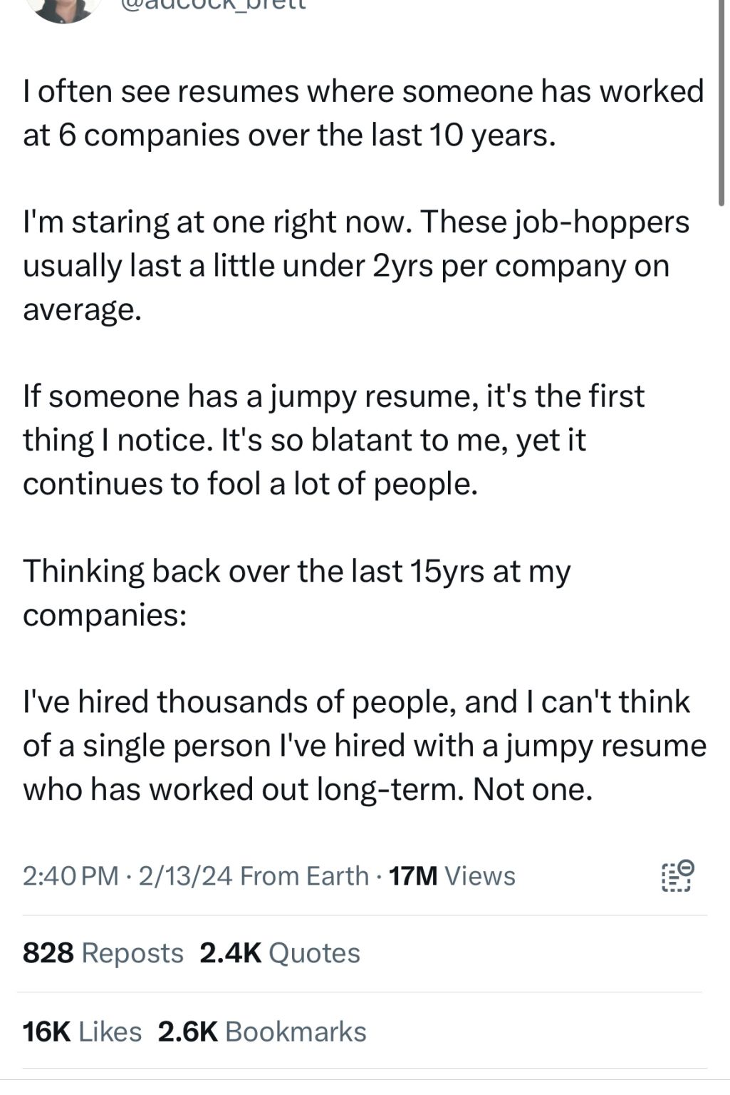 Alex Goettel on LinkedIn: Job seekers - “don’t over optimize your life ... Alex Goettel on LinkedIn: Job seekers - “don’t over optimize your life ...