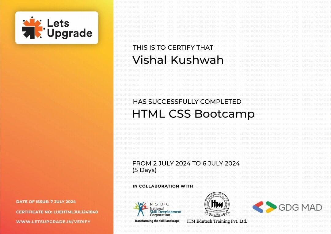 Vishal Kushwah on LinkedIn: #html #css #fullstackdevelopment # ... Vishal Kushwah on LinkedIn: #html #css #fullstackdevelopment # ...
