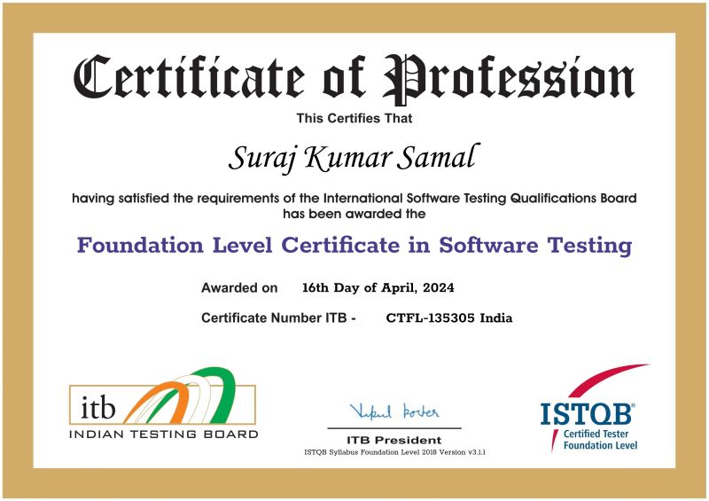 SURAJ KUMAR SAMAL on LinkedIn: Software testing understanding ... SURAJ KUMAR SAMAL on LinkedIn: Software testing understanding ...