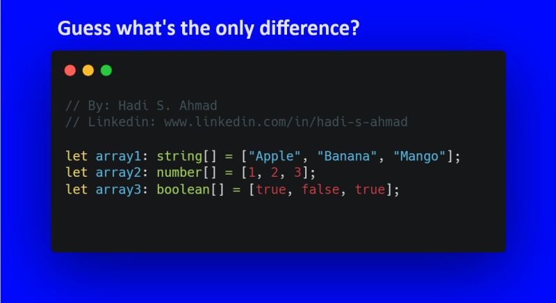 Hadi S. Ahmad on LinkedIn: #generics #typescript #computerscience # ... Hadi S. Ahmad on LinkedIn: #generics #typescript #computerscience # ...