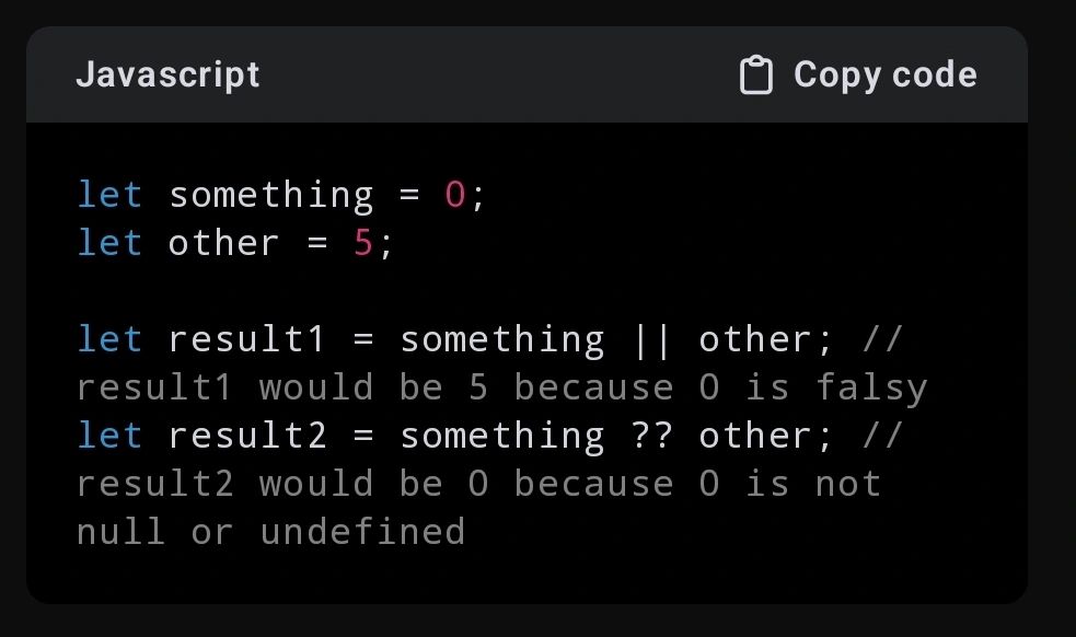 Nijat Aliyev on LinkedIn: #javascript #js #jstiptricks # ... Nijat Aliyev on LinkedIn: #javascript #js #jstiptricks # ...