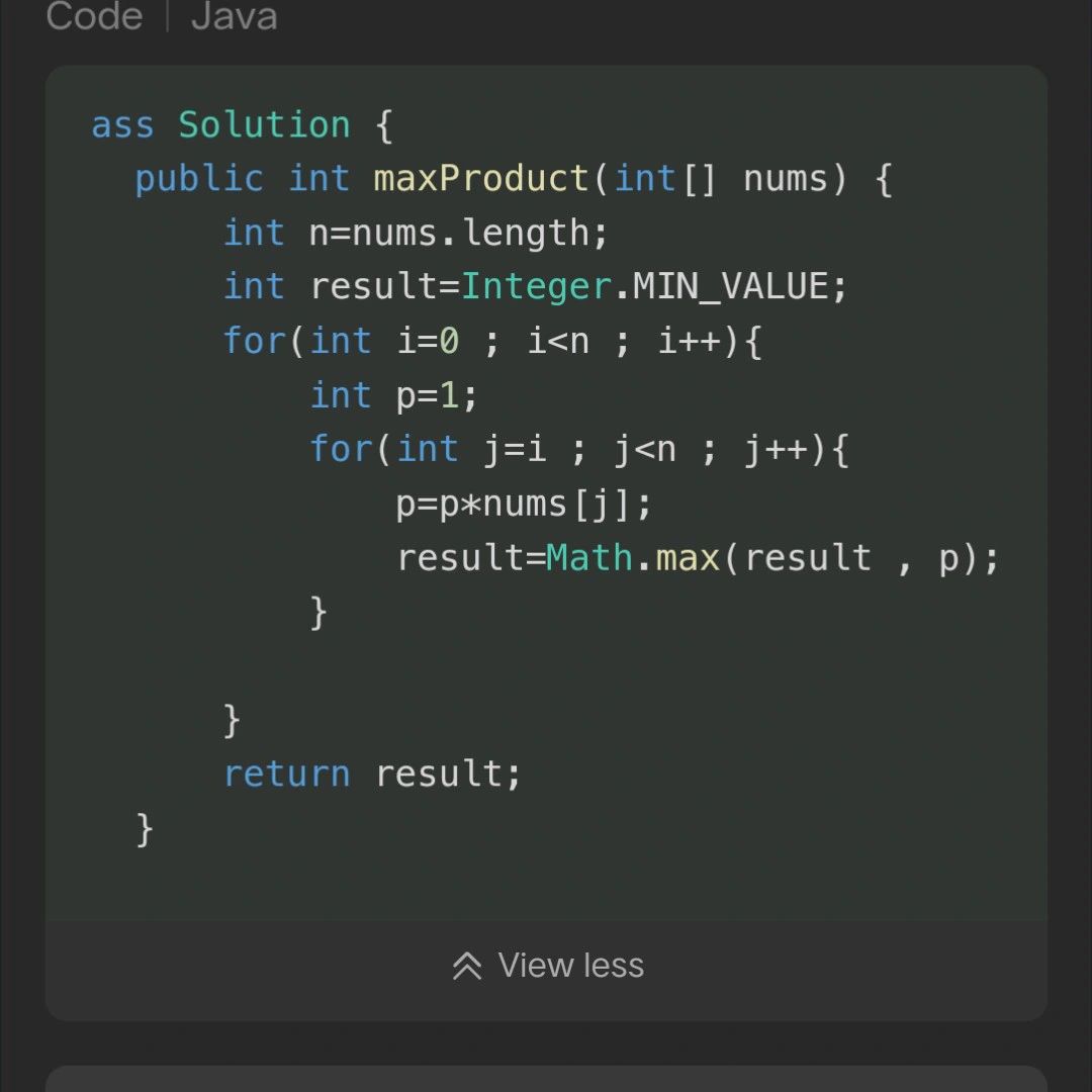 Janvi Patidar on LinkedIn: #coding #problemsolving #arrays # ... Janvi Patidar on LinkedIn: #coding #problemsolving #arrays # ...