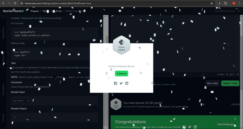 Adithya Bhuvaneshwaran R on LinkedIn: #python #programming #hackerrank ... Adithya Bhuvaneshwaran R on LinkedIn: #python #programming #hackerrank ...