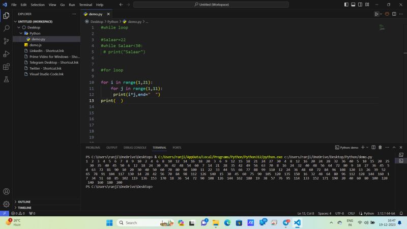 Ranjith C on LinkedIn: Task 7 practice operators , conditional ... Ranjith C on LinkedIn: Task 7 practice operators , conditional ...