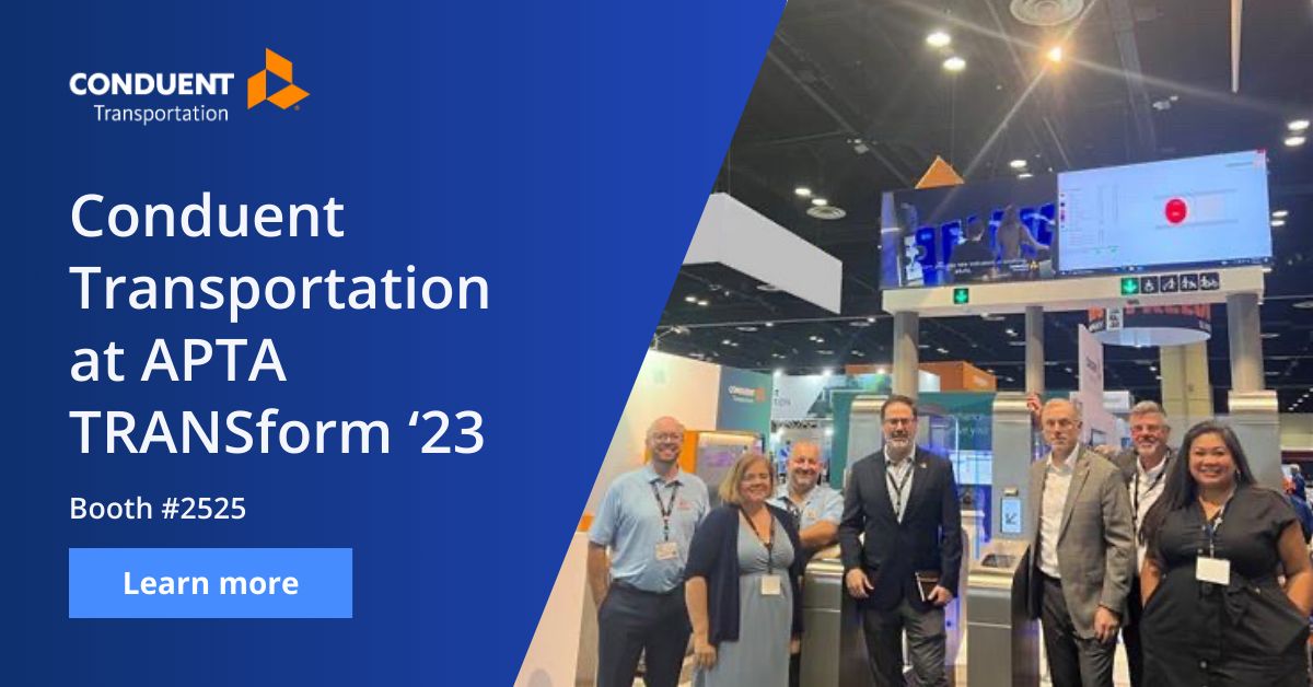 Conduent on LinkedIn: American Public Transport Association Transform ... Conduent on LinkedIn: American Public Transport Association Transform ...
