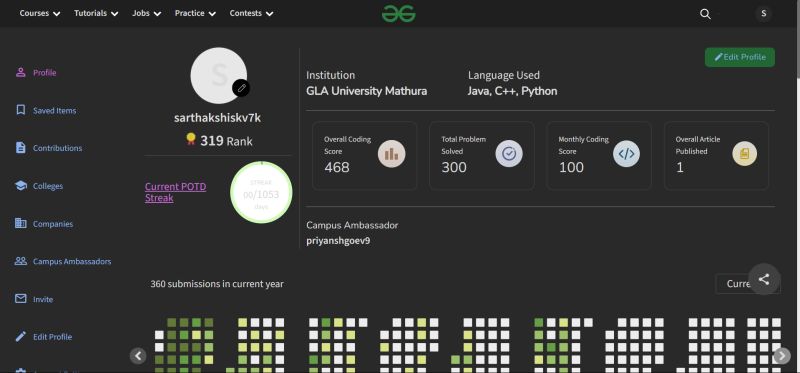 Sarthak Shishodia on LinkedIn: #achievement #coding #learning # ... Sarthak Shishodia on LinkedIn: #achievement #coding #learning # ...