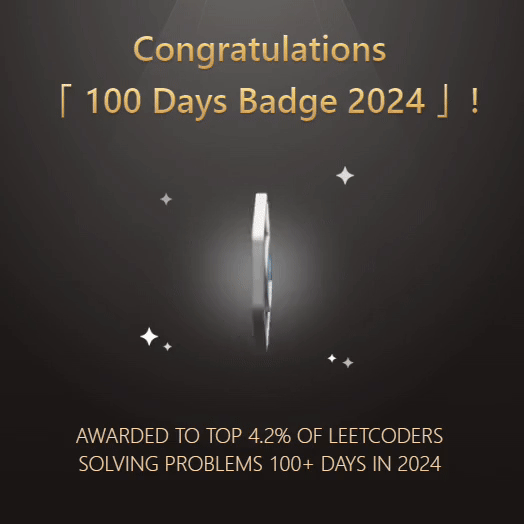 Celebrating 100 days of solving problems on LeetCode | Roman Letodiani ... Celebrating 100 days of solving problems on LeetCode | Roman Letodiani ...