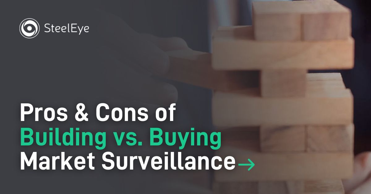 Adam J. on LinkedIn: Building vs Buying: Market Surveillance Adam J. on LinkedIn: Building vs Buying: Market Surveillance