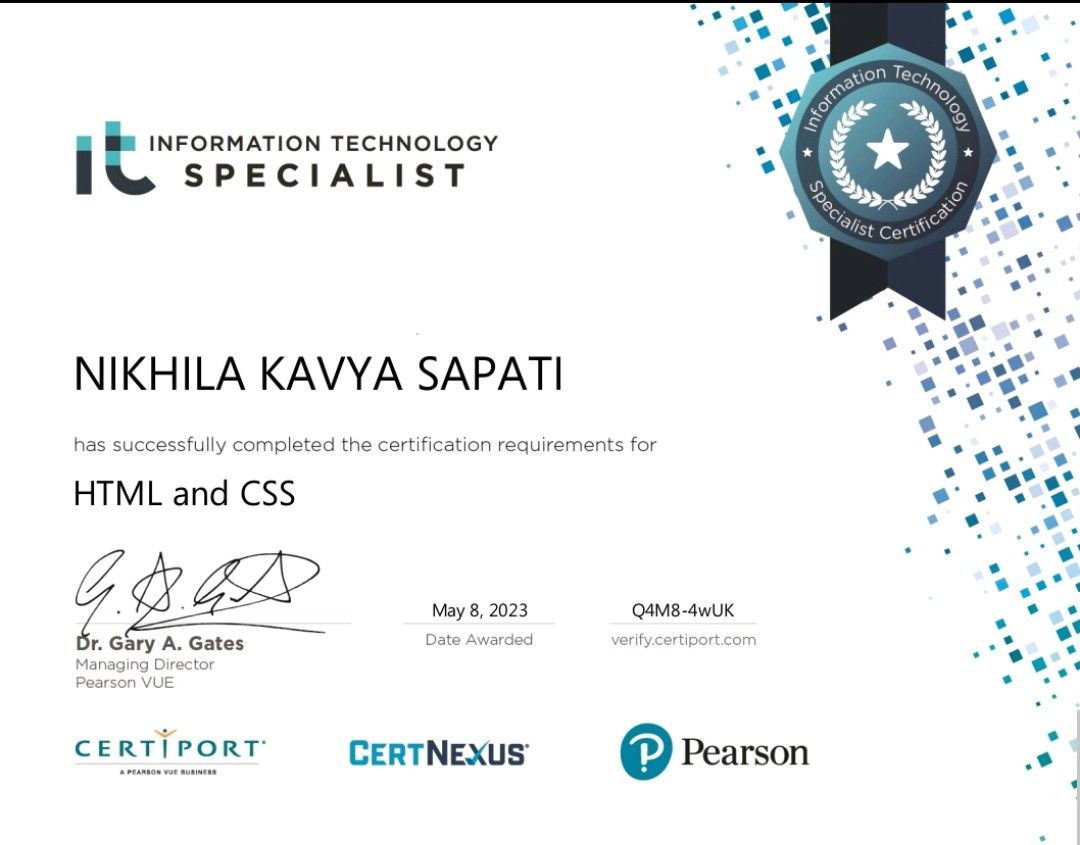Nikhila kavya sapati on LinkedIn: #html #css #webdevelopment Nikhila kavya sapati on LinkedIn: #html #css #webdevelopment
