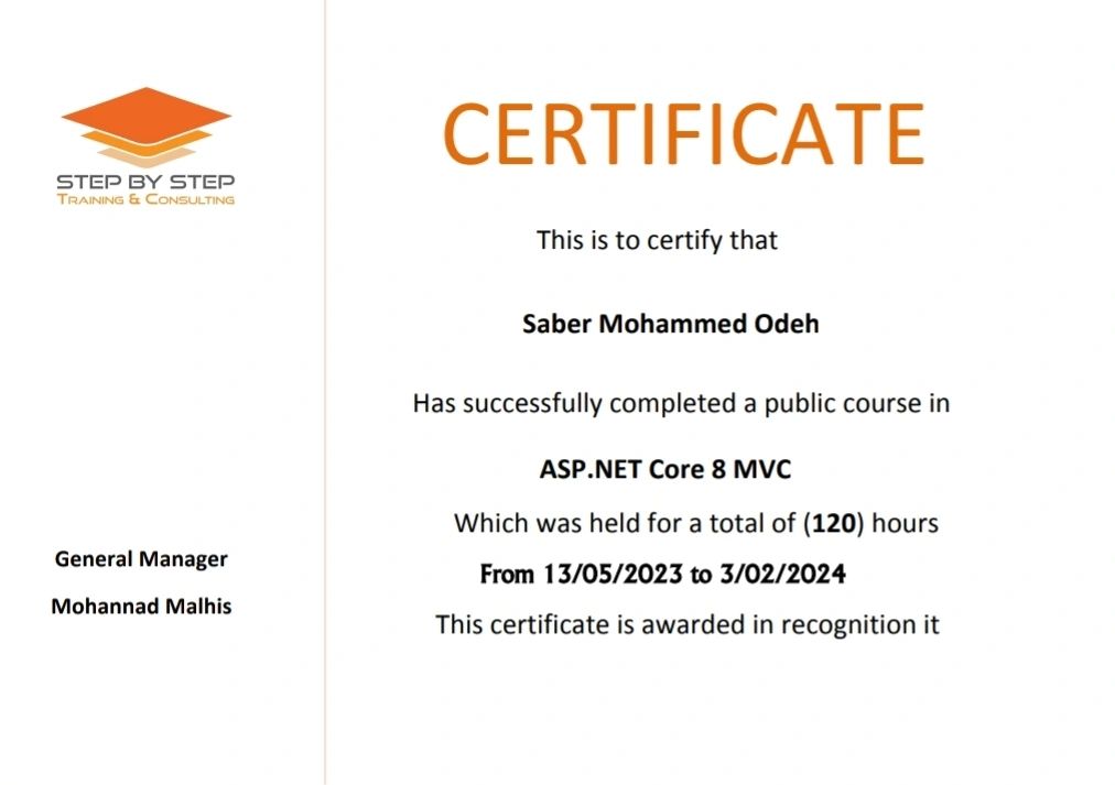 saber odeh on LinkedIn: #aspnetcore #mvc #dotnet #webdevelopment # ... saber odeh on LinkedIn: #aspnetcore #mvc #dotnet #webdevelopment # ...