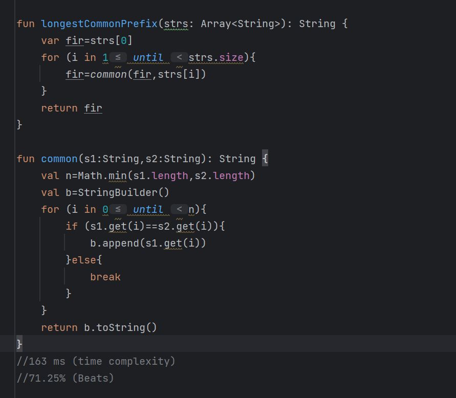 Atta Muhammad on LinkedIn: longest common prefix ( kotlin DSA). Atta Muhammad on LinkedIn: longest common prefix ( kotlin DSA).