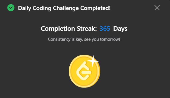Jay Rathod on LinkedIn: #leetcode #codingjourney #365daysofcode # ... Jay Rathod on LinkedIn: #leetcode #codingjourney #365daysofcode # ...