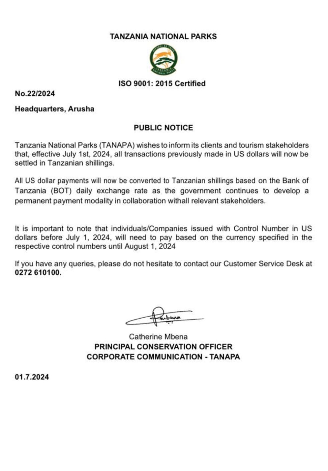 TATO-Tanzania Association of Tour Operators on LinkedIn: 🚨 Important ... TATO-Tanzania Association of Tour Operators on LinkedIn: 🚨 Important ...